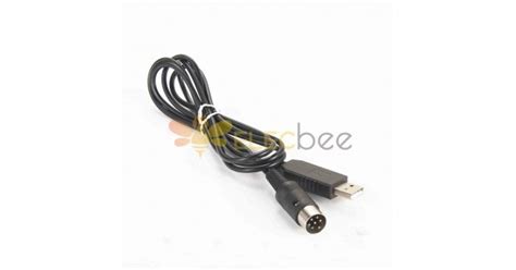 Usb To 6p Din 6 Pin Round Head Yaesu Frg 100 965 8800 9600 Communication Line Programming Line 1m