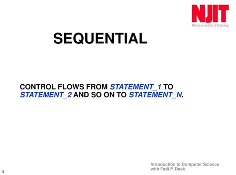 PPT CONTROL STRUCTURES SEQUENTIAL SELECTIVE AND REPETITIVE PowerPoint Presentation ID