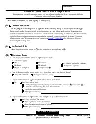 Form Dv 100 Download Fillable Pdf Or Fill Online Request For Domestic