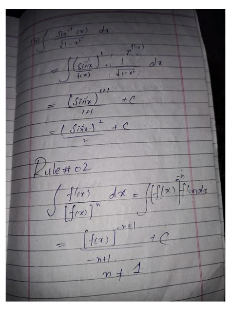 Solution Rules Of Integration And Questions Studypool