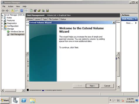 Extend C Drive In Windows Server 2008 R2 With Freebest Tool