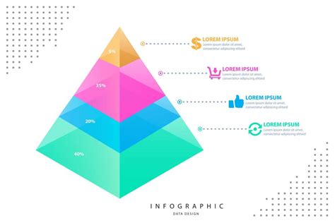 Pyramid Data Visualization Vector Art Icons And Graphics For Free