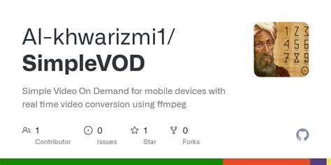 Github Al Khwarizmi1simplevod Simple Video On Demand For Mobile Devices With Real Time Video