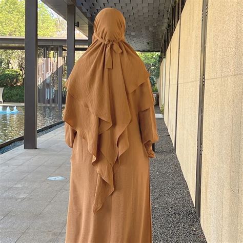 مسلم كبير خيمار الحجاب للنساء ، غطاء الرأس ، عيد رمضان ، ملابس الصلاة ، غطاء الرأس ، قبعات ، دبي