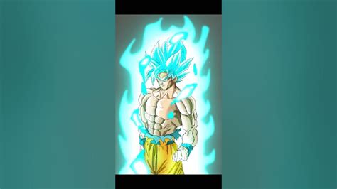드래곤볼 초사이어인 블루 손오공 하이라이트 Dragonball Fanart Shorts Youtube