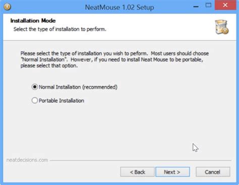 Controleaza Cursorul Mouse Ului Din Tastatura Cu NeatMouse Stealth Settings
