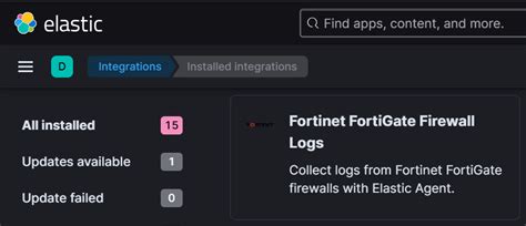 Fortinet Fortigate Firewall Logs Integration Apply Ilm 1 Day Elastic