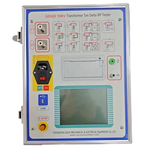 Transformer Power Factor Tester Dielectric Loss And Capacitance Tan Delta Tester Capacitance Tan