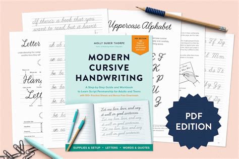 Learn Cursive Handwriting Workbook PDF Practice Sheets Improve My