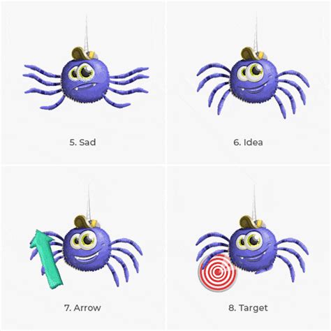 Spider Animated S Collection Graphicmama