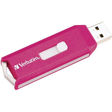 Verbatim 8GB Store 'n' Go Metallic USB Drive (Pink) 97452 B&H