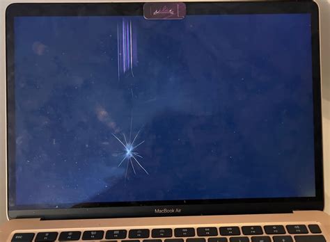 2020 Macbook Screen Black After Crack