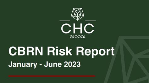 New Report From Chc Global Highlights Risks To Firms From Chemical Biological Radiological And