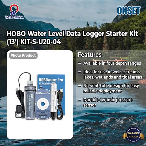 Hobo Water Level Data Logger Starter Kit 13 Kit S U20 04 Alat Uji