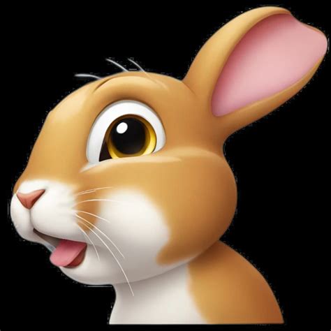 Tongue Licking Rabbit Emoji Ai Emoji Generator