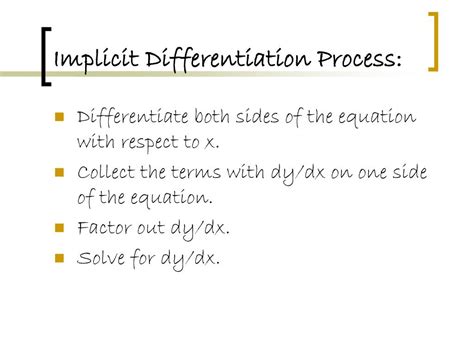 Ppt Ap Calculus Bc 3 7 Implicit Differentiation Powerpoint