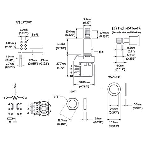 10k Potentiometer Pinout Working Datasheet Explained 50 Off