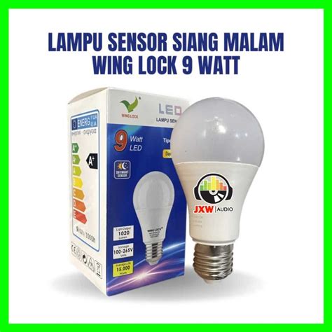 Jual Lampu Led Sensor Cahaya 9 Dan 18 Watt Wing Lock Lampu Sensor Cahaya Otomatis Shopee Indonesia