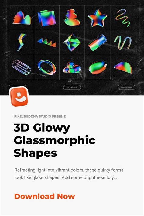 Download 3d Glowy Glassmorphic Shapes Shapes Vibrant Colors How To