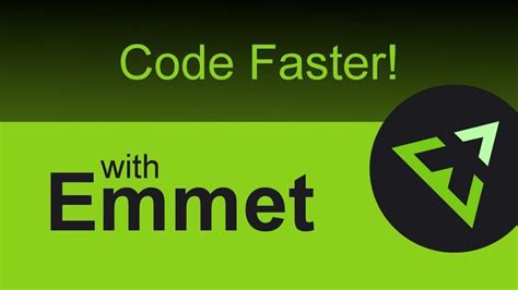 Emmet Faster HTML CSS Workflow