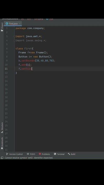 Click Me Button In Gui Using Java Swing Youtube