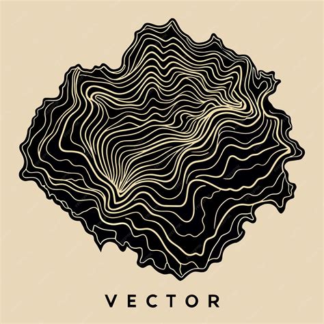 Premium Vector Topographic Line Map Patterns