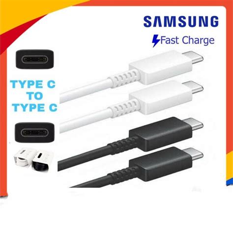 สายชาร์จ Samsung Note10 5g สาย Type Cto Type C 1 2m Two Way Quick Charging สีขาว Shopee Thailand
