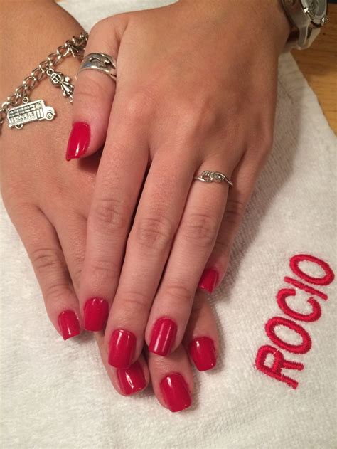 Red Salsa Shellac Nail Polish Shellac Shellac Nails