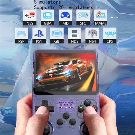 Портативная ретро-консоль для видеоигр R36S, операционная система Linux ...