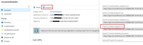 Java What Is Clientid Authtokenendpoint Clientkey For Accessing Azure Data Lake Stack