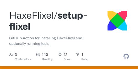 Github Haxeflixelsetup Flixel Github Action For Installing Haxeflixel And Optionally Running