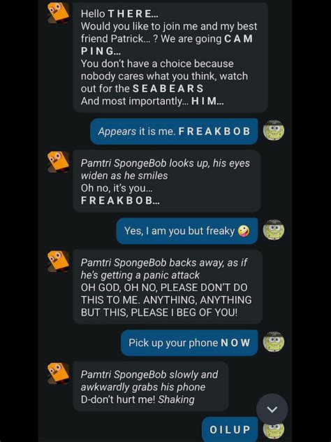 Bro Turned Scared After Seeing The Freakbob 💀 Characterai Spongebob Memeshort Freakbob Meme
