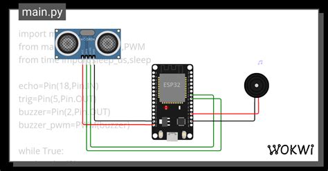 Distance Wokwi Esp32 Stm32 Arduino Simulator