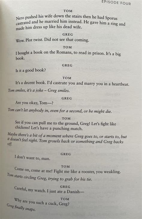 Some Random Script Excerpts From Seasons 1 3 Rsuccessiontv