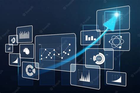 An Abstract Image Of Various Electronic Devices With Icons Coming Out