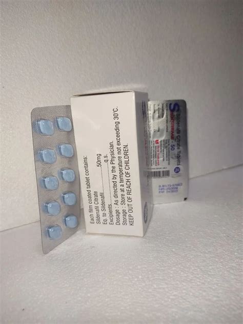 Sildenafil Citrate 50 Mg Tablets At ₹ 240box Sildenafil Tablets And