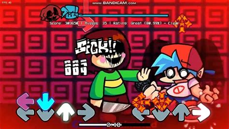 Fnf Vs Chara Mod D Youtube