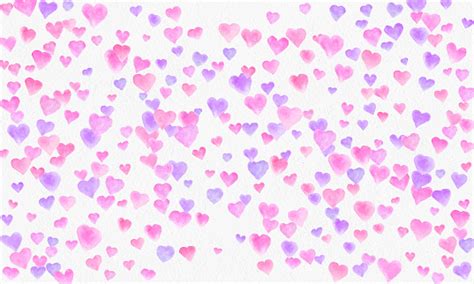 하트 모양 수채화 배경입니다 낭만적 인 색종이 스플래시 하트 색종이 배경 빨간색과 분홍색 종이 하트 떨어지는 인사말 웨딩 카드입니다 2 월 14 벡터 일러스트입니다 2월에