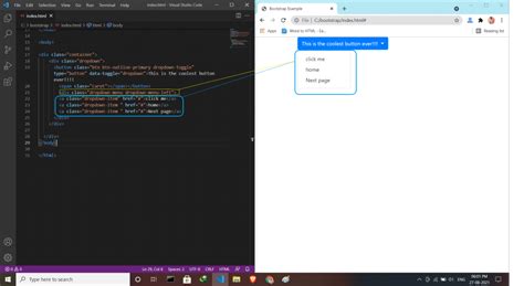 Bootstrap Component Dropdowns Scmgalaxy