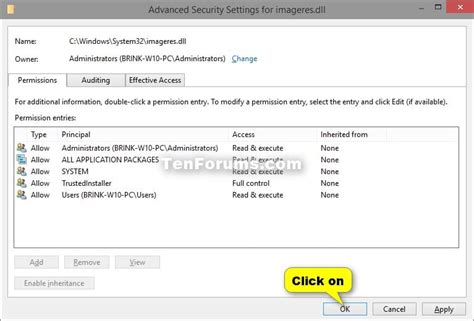 Change Owner Of File Folder Drive Or Registry Key In Windows