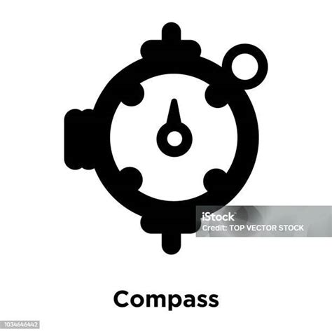 나침반 아이콘 벡터에 고립 된 흰색 배경 투명 한 배경 검은 채워진된 기호 로그온 나침반의 로고 개념 0명에 대한 스톡 벡터 아트 및 기타 이미지 Istock