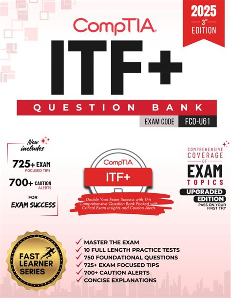 Comptia It Fundamentals Itf Exam Code Fco U61 10 Practice Tests