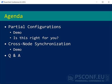 Powershell Dsc Partial Configurations And Cross Node Synchronization Ppt