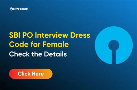Sbi Po Interview Dress Code For Female Candidates Get Details
