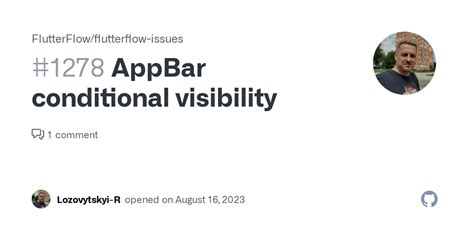 Appbar Conditional Visibility · Issue 1278 · Flutterflowflutterflow