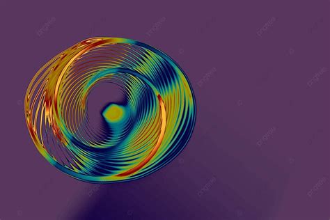 Colorful Spiral Abstract Circular Rotating Spiral Technology Spiral