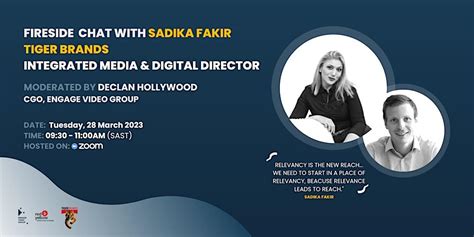 Declan Hollywood On Linkedin Fireside Chat With Sadika Fadir