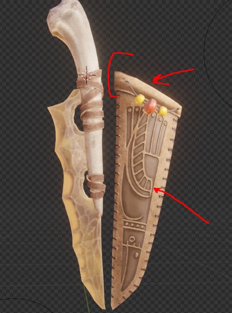 Different Normal Orientation On Different Parts Of Mesh Materials