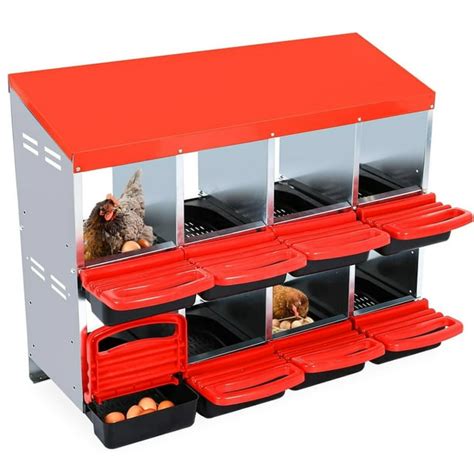 Telyswee Nesting Boxes For Chickens 8 Holes Chicken Nesting Boxes Chicken Laying Box Roll