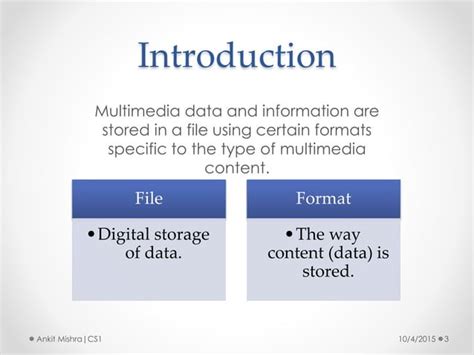 Basic Introduction To Graphic File Formats Pptx